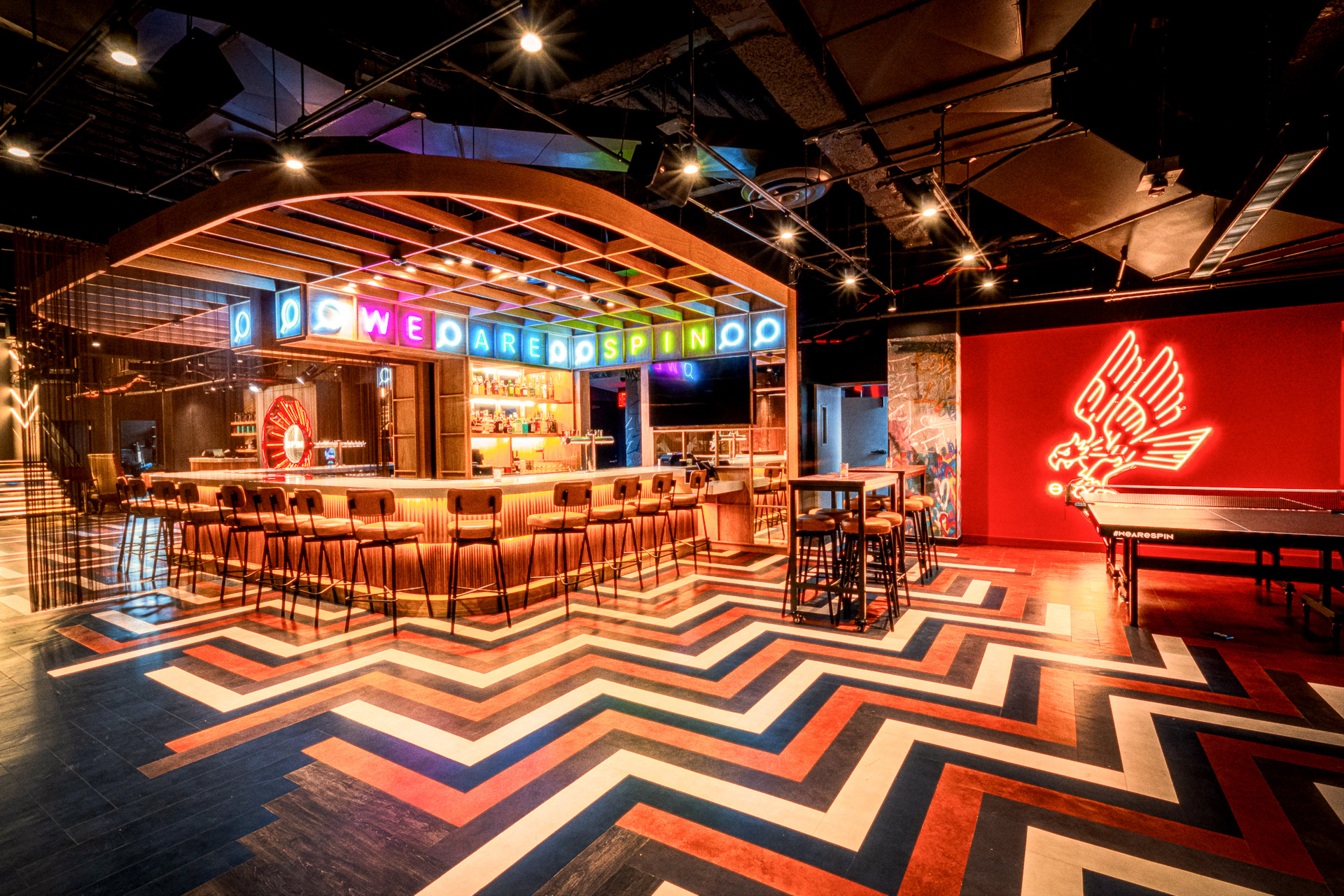 SPIN New York Midtown Ping Pong Table Reservations